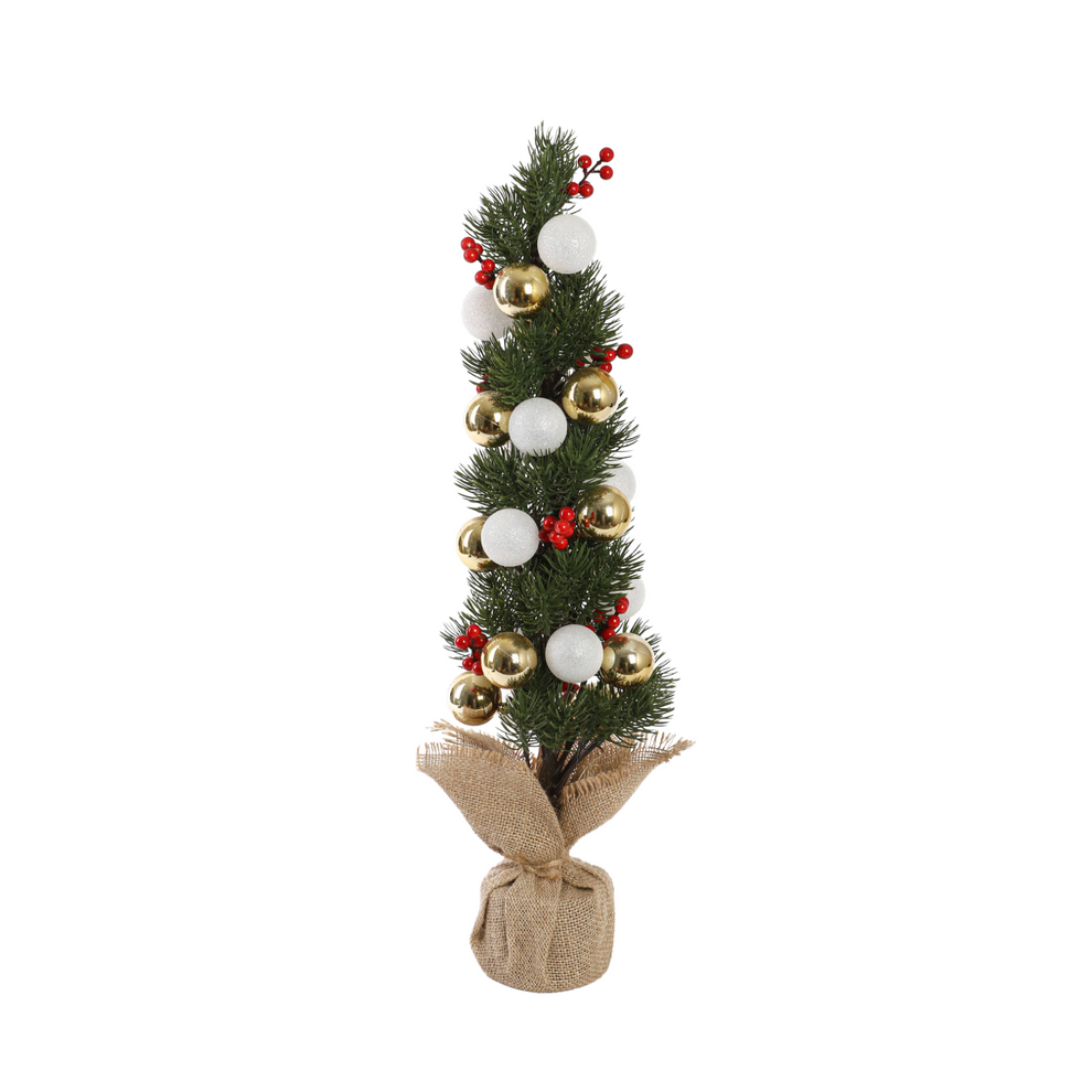 Mini Berry Joy Tree - With Baubles and Red Berries – Christmas Treasure